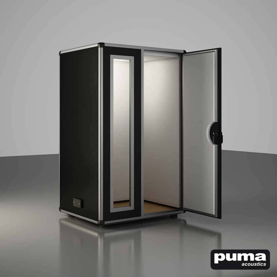 Creazione del sito Web di Puma Acoustics, cabine musicali