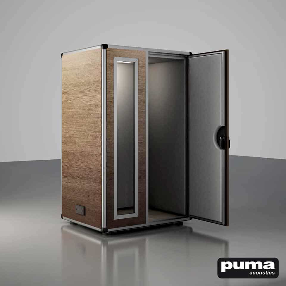 Creazione del sito Web di Puma Acoustics, cabine musicali